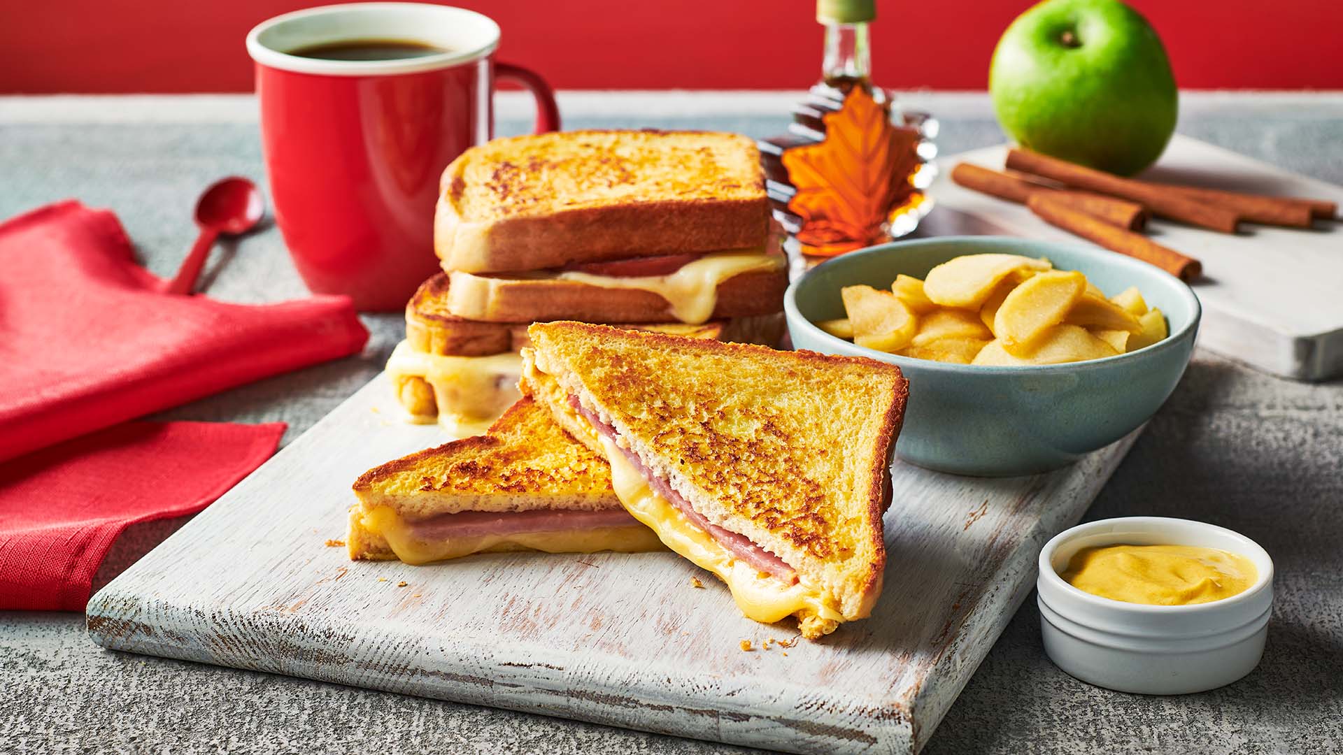 Ham and Gruyère French Toast Sandwiches – Gadoua